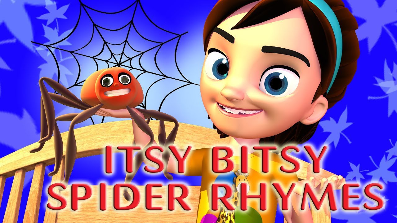 Itsy Bitsy Spider Nursery Rhymes Song 3D - Kayla Preschool Kids Cartoon ...