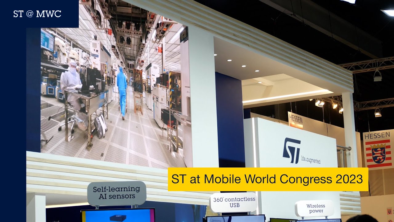 STMicroelectronics: behind the scenes at MWC2023 ! - YouTube