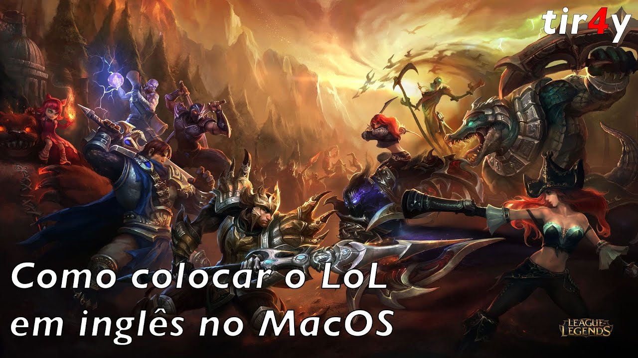 [PT-BR] Como colocar o League of Legends em Inglês no MacOS - YouTube