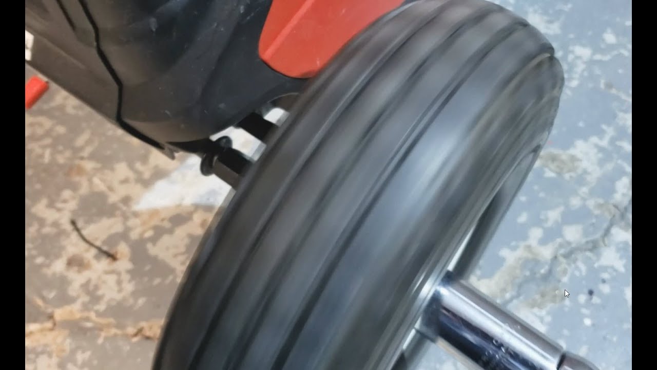Predator 3500 big wheels installation step by step - YouTube