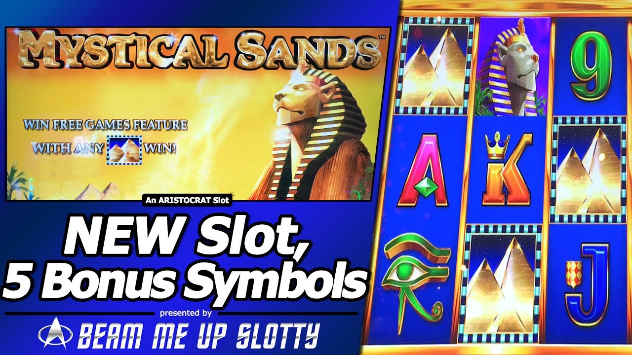 Mystical Sands Slot - New Game, with random wilds and 5 bonus symbol ...