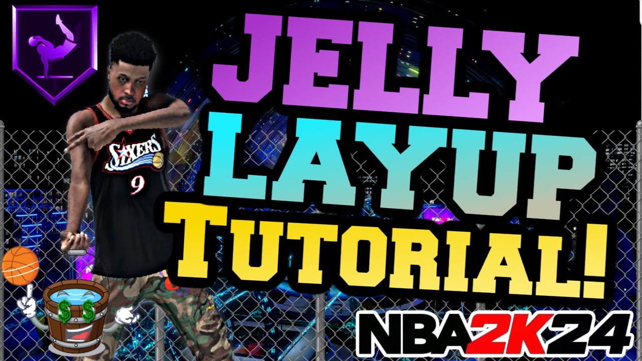 NBA 2K24 JELLY Layup TUTORIAL w/ HANDCAM! BEST Layup Animation Packages ...