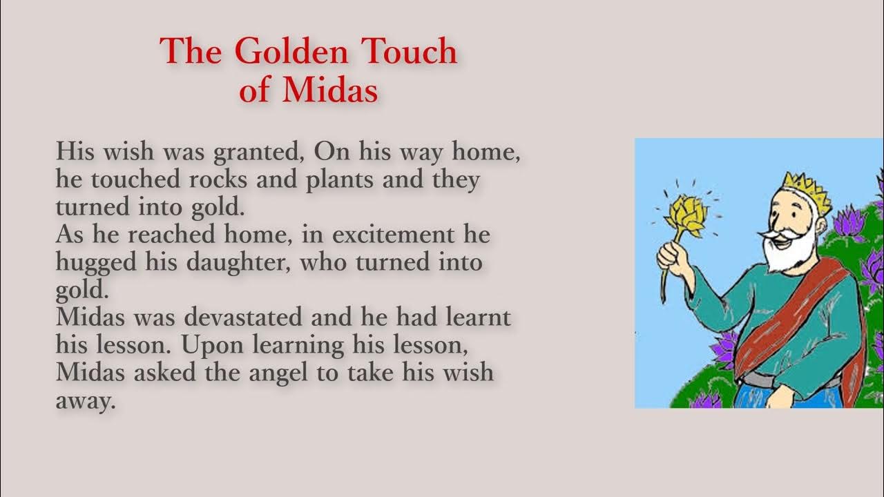 Learn English Through Story - The Golden Touch of Midas # ...