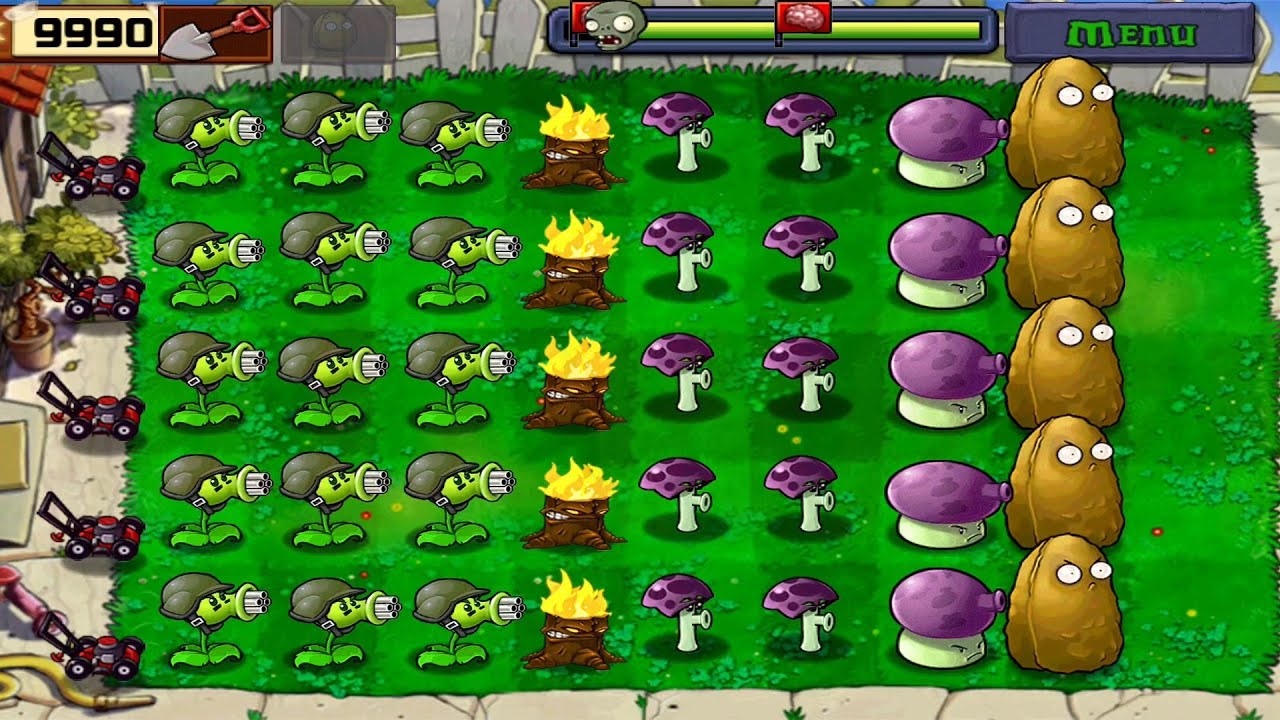 Plant vs Zombie || Mini-Games: ZomBotany 1 || Full HD Gameplay [ 1080p ...