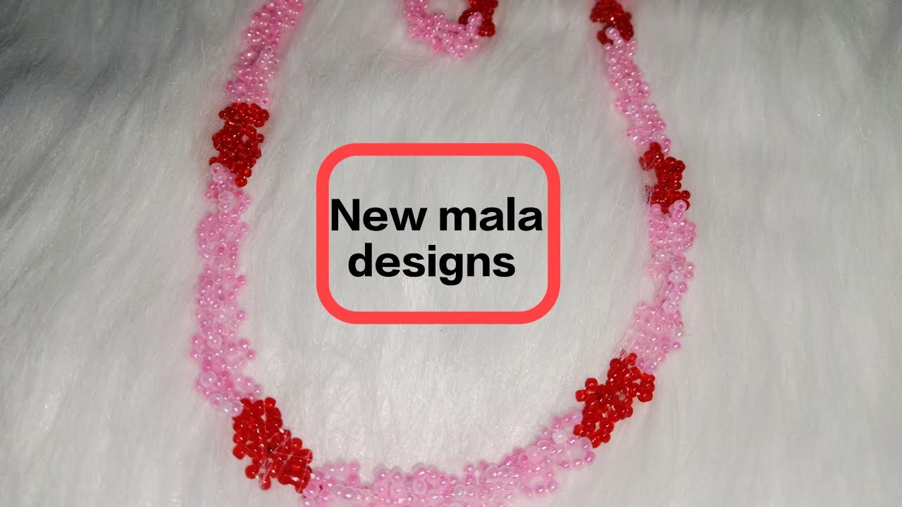 New Nepali Pote mala designs handmade beaded 💗 - YouTube