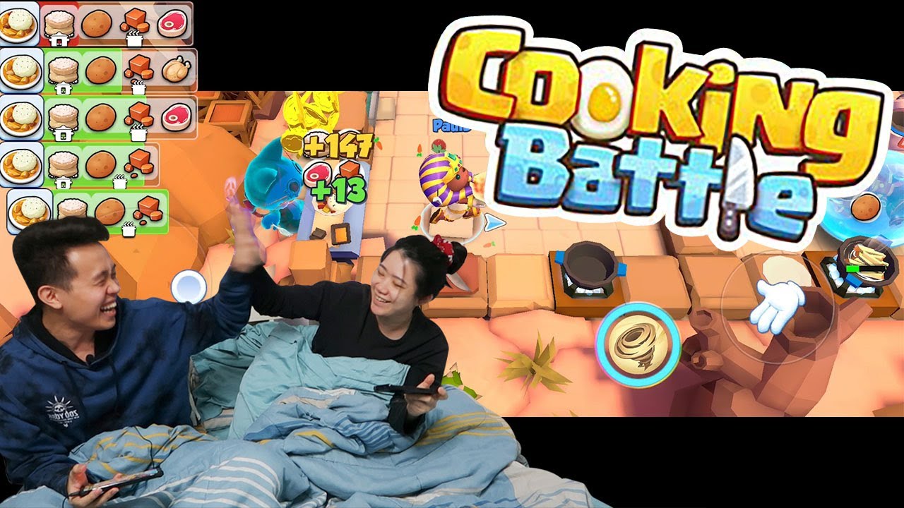 THE MOST ANNOYING COUPLE PLAYING COOKING BATTLE - YouTube