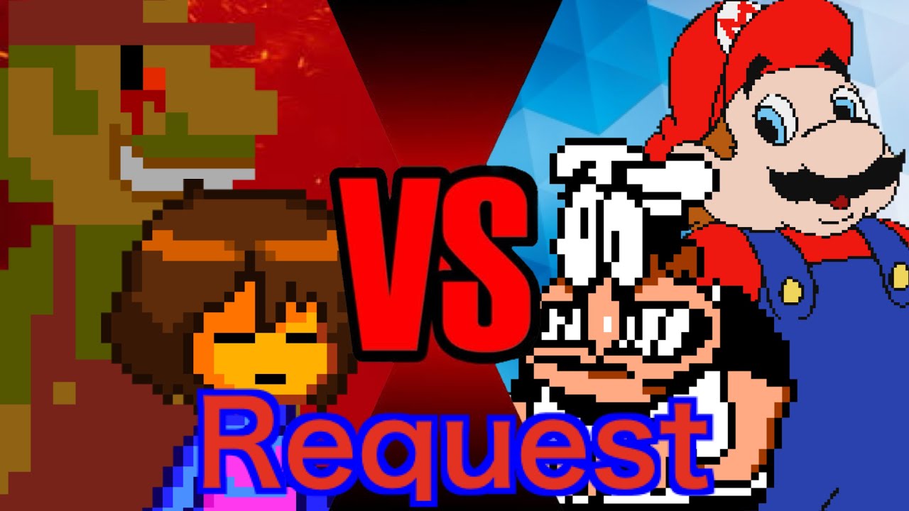 MUGEN フリスク&マリオEXE.VSホテルマリオ&Peppino Frisk & Mario Exe.VS Hotel Mario ...