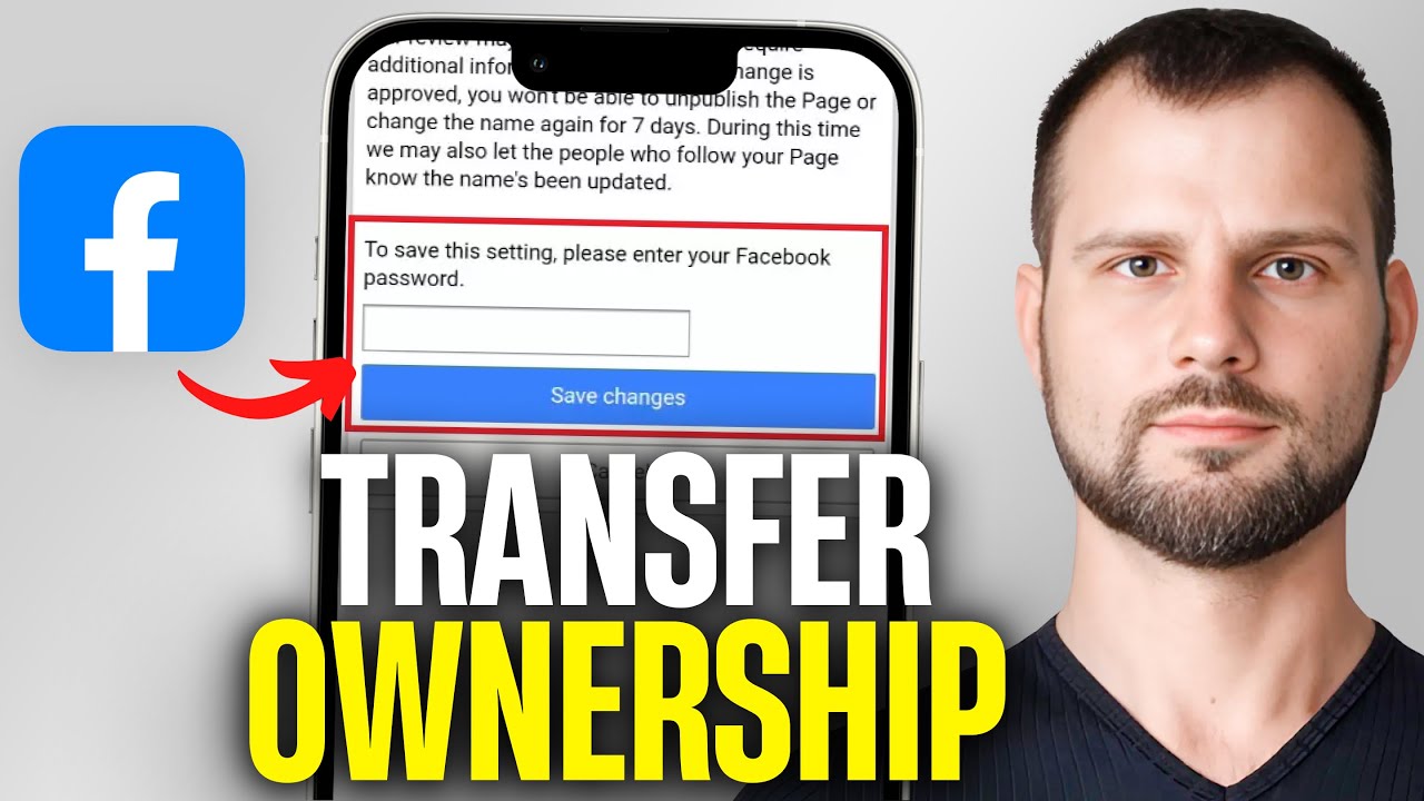 How To Change Ownership Of Facebook Page | Transfer Facebook Page ...