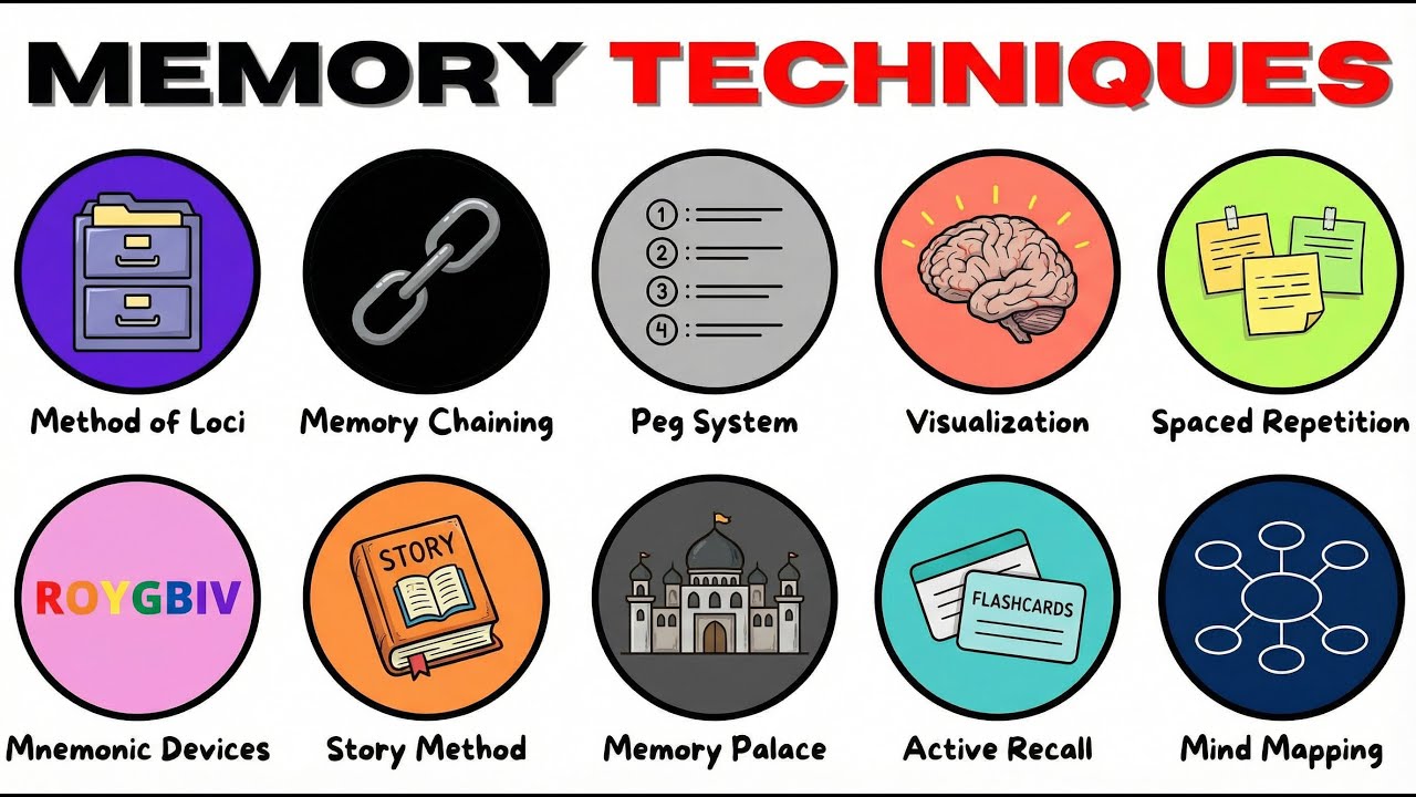Every Memory Technique & How To Master It - YouTube