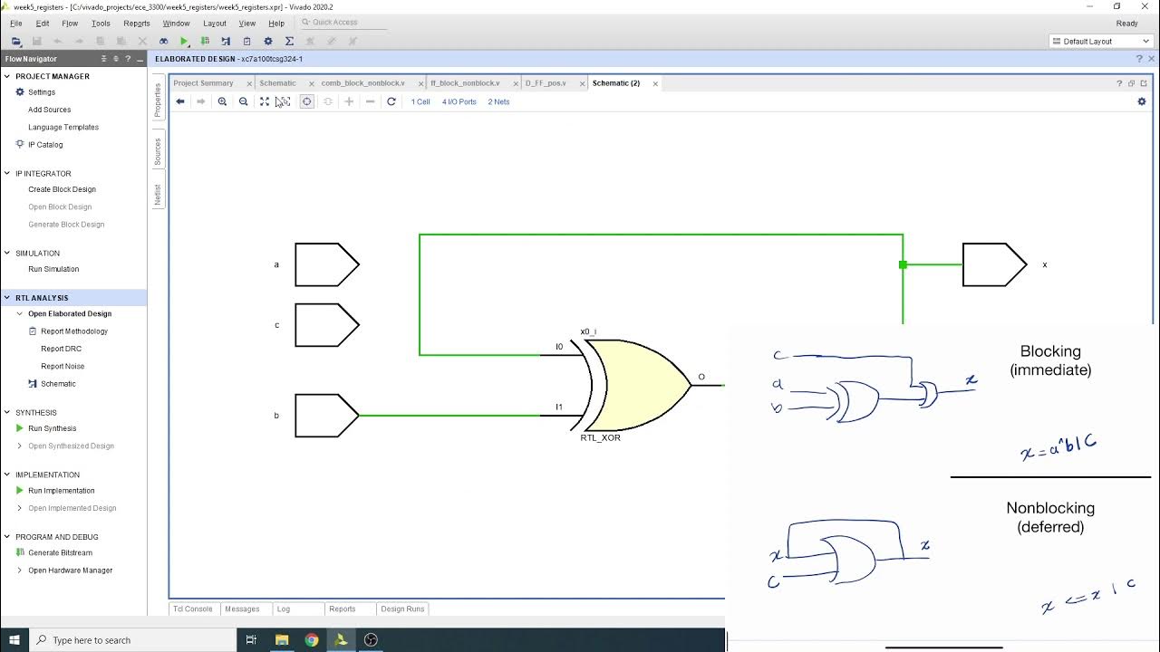 27 - Blocking and Nonblocking Assignment - YouTube