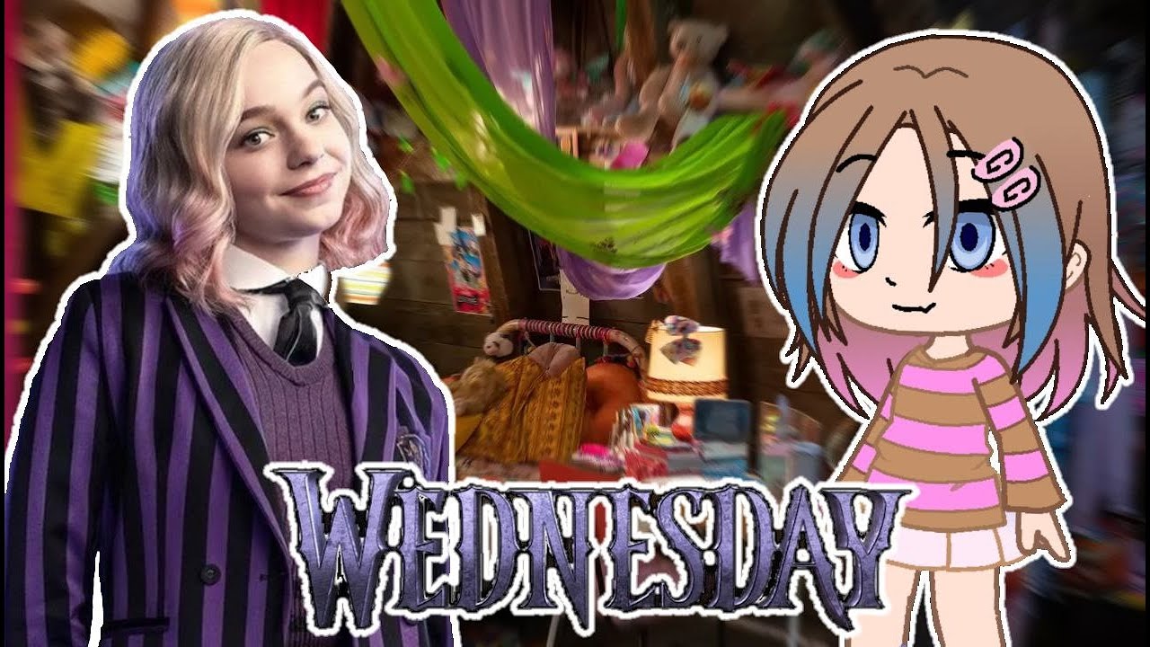 Creating Enid from Wednesday Addams 😱 Gacha Club 😱 Netflix - YouTube