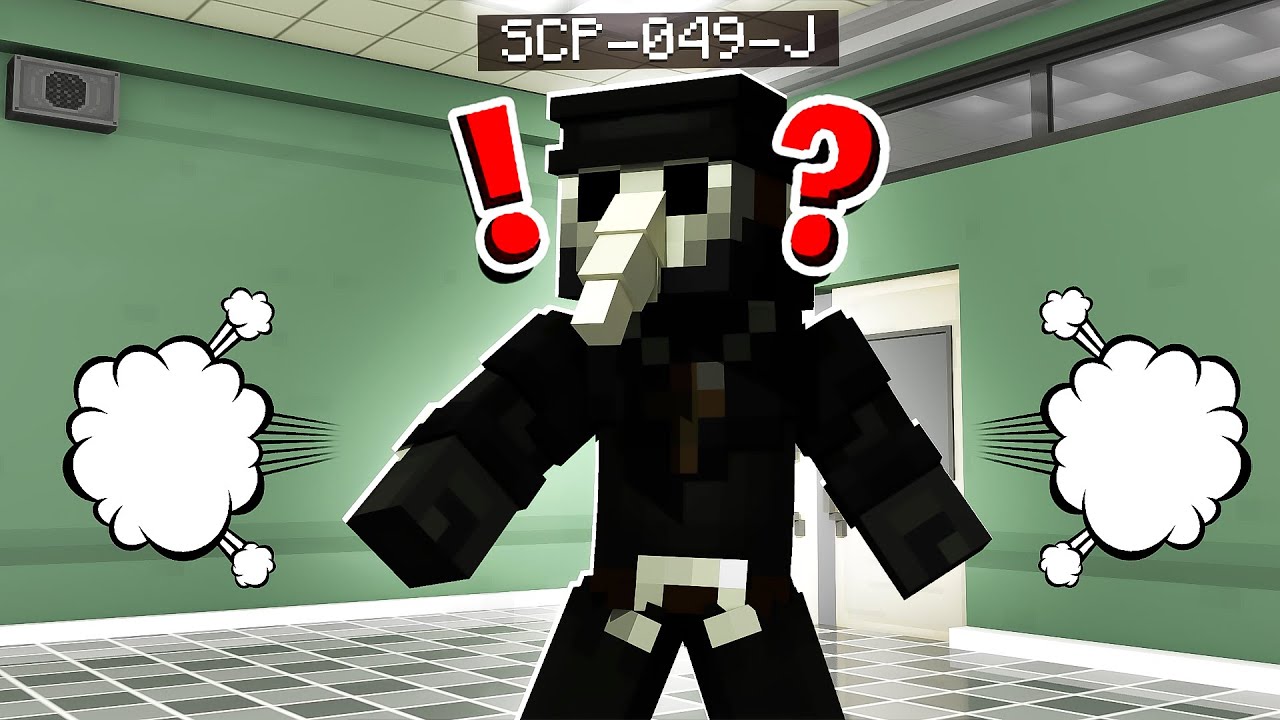 I become SCP 049 J! | Minecraft SCP Roleplay - YouTube