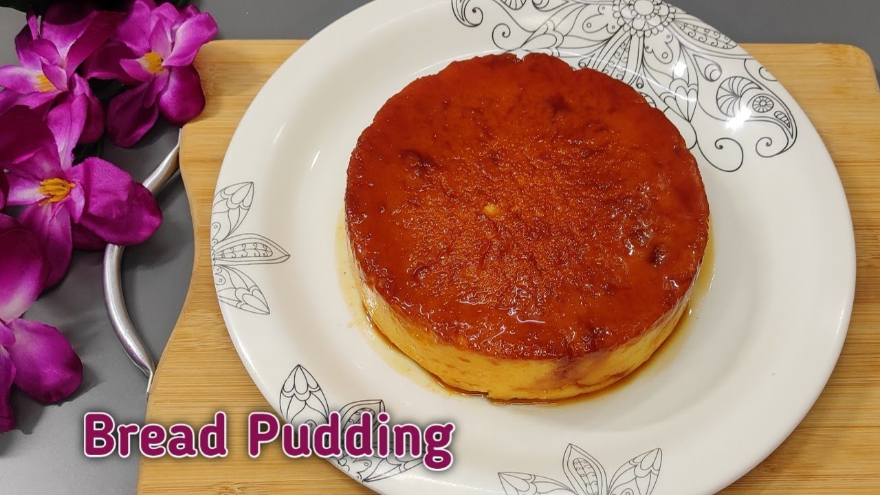 Bread Pudding Recipe | Easy Bread Dessert Recipe | Caramel Bread Custard Pudding | No Oven No ...