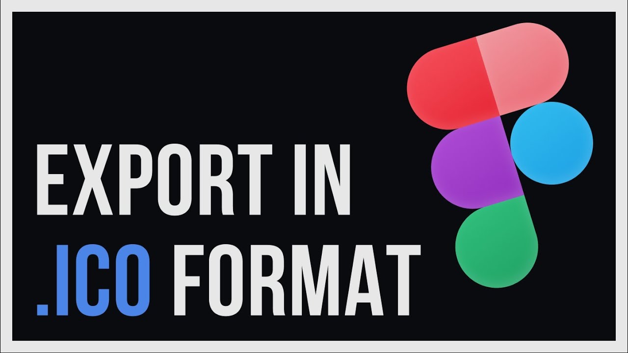 How to export in .ico format in figma?? - YouTube