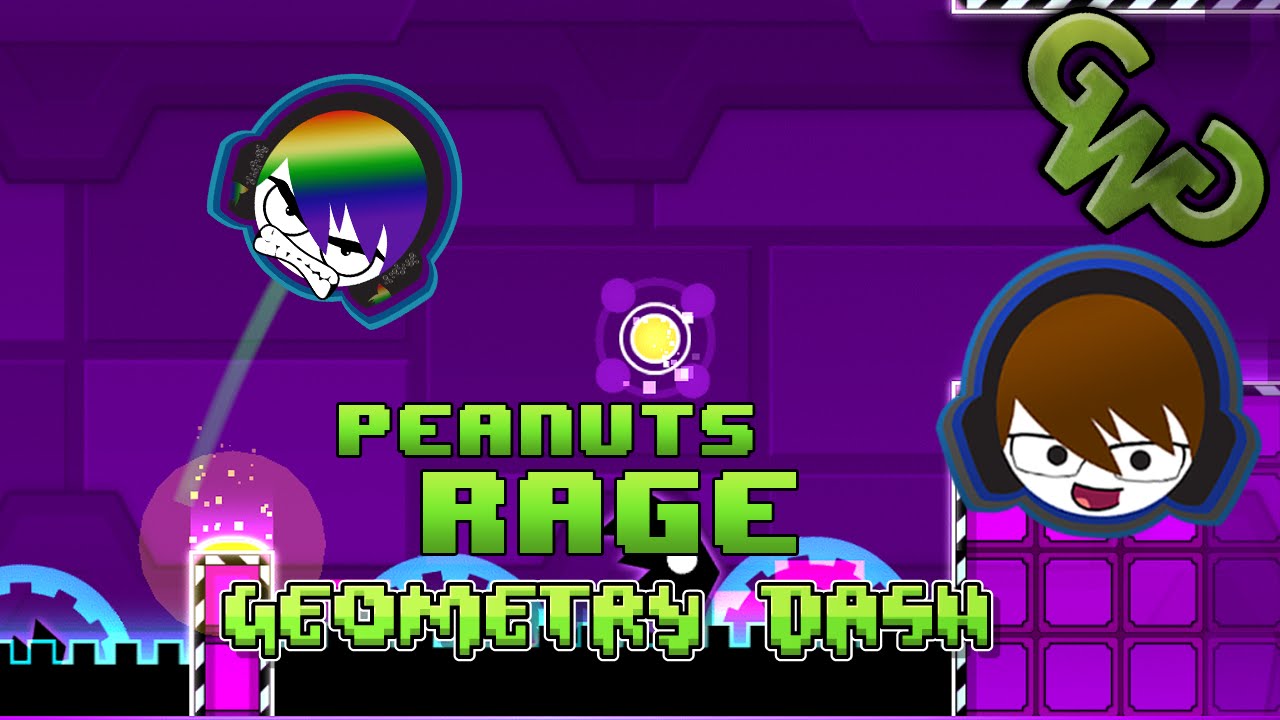 Those Tears are DELICIOUS! GWG Plays: Peanut Rage! Geomentry Dash! Part ...