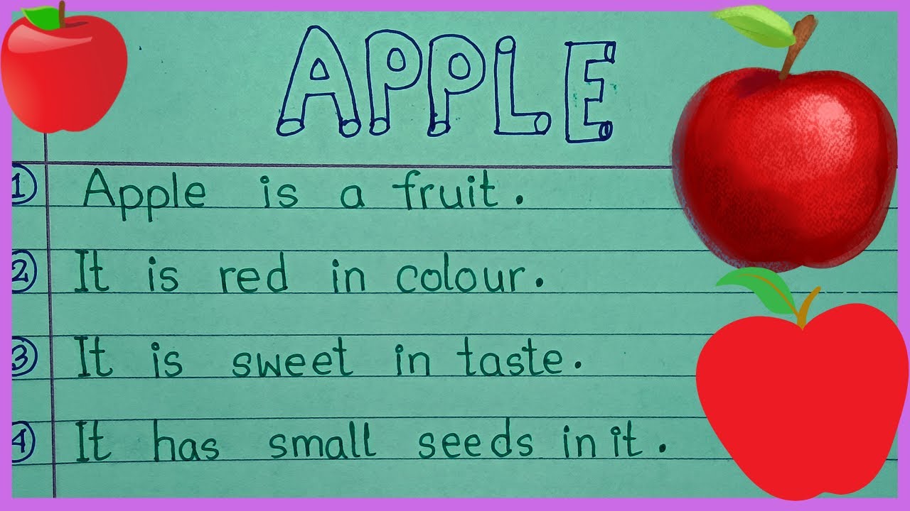 10 lines on Apple/essay on Apple/Essay on Apple in English/10 lines ...