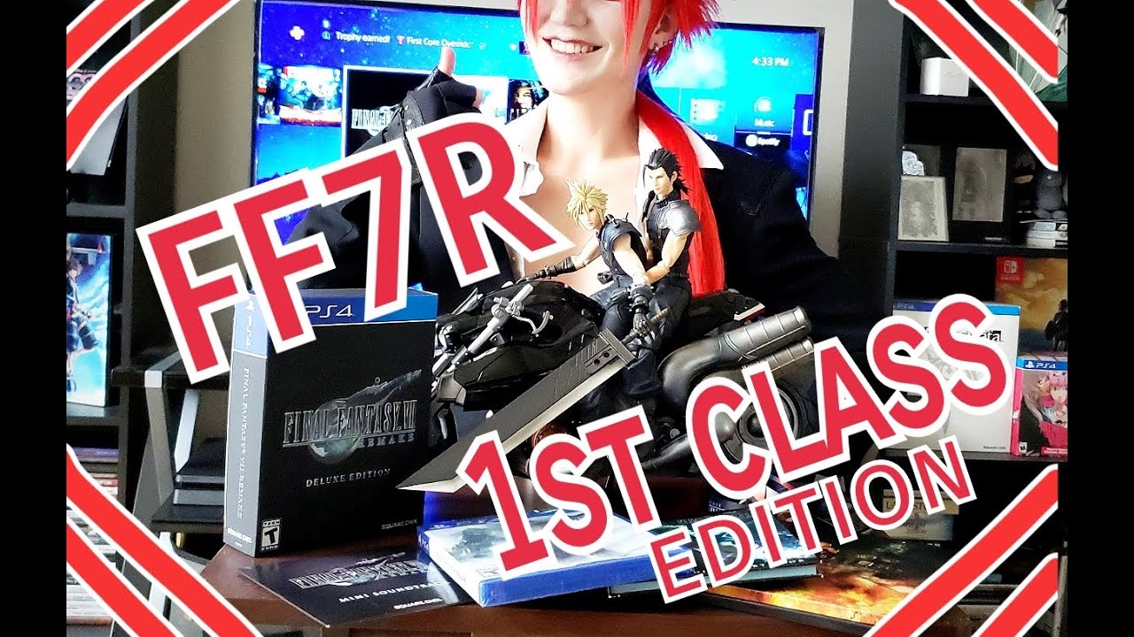 ☆FF7R 1ST CLASS EDITION☆ Unboxing+Reveal!! - YouTube