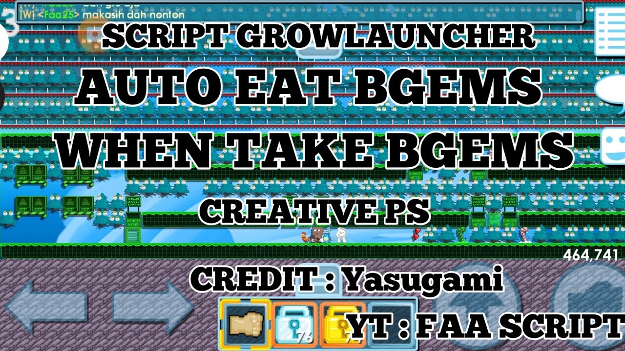 Script Auto Eat Bgems When Take Bgems Creative PS - YouTube