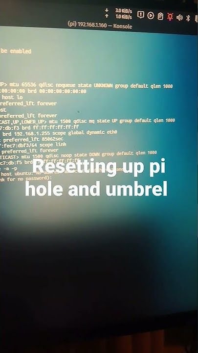 Setting up Two Piholes with KeepaliveD and umbrel node - YouTube