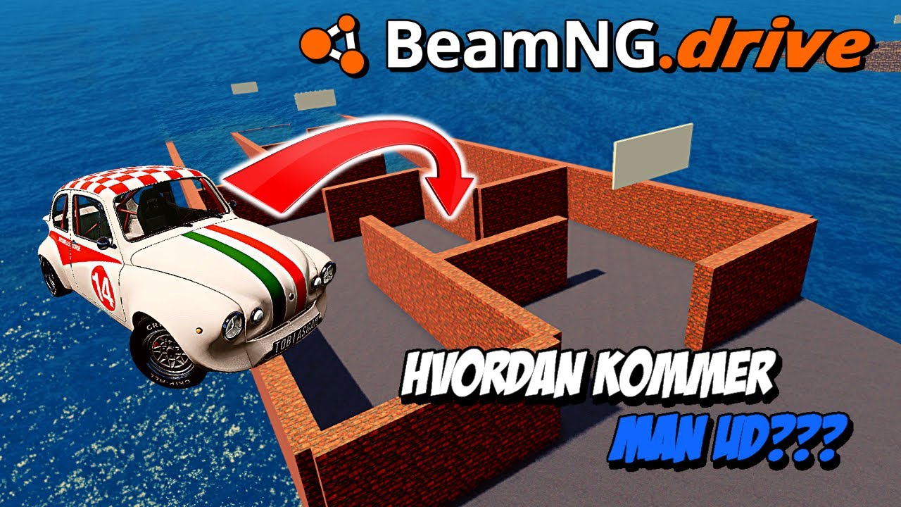 Hvordan kommer man ud??? BeamNG.Drive Flood Maze map PC Dansk - YouTube