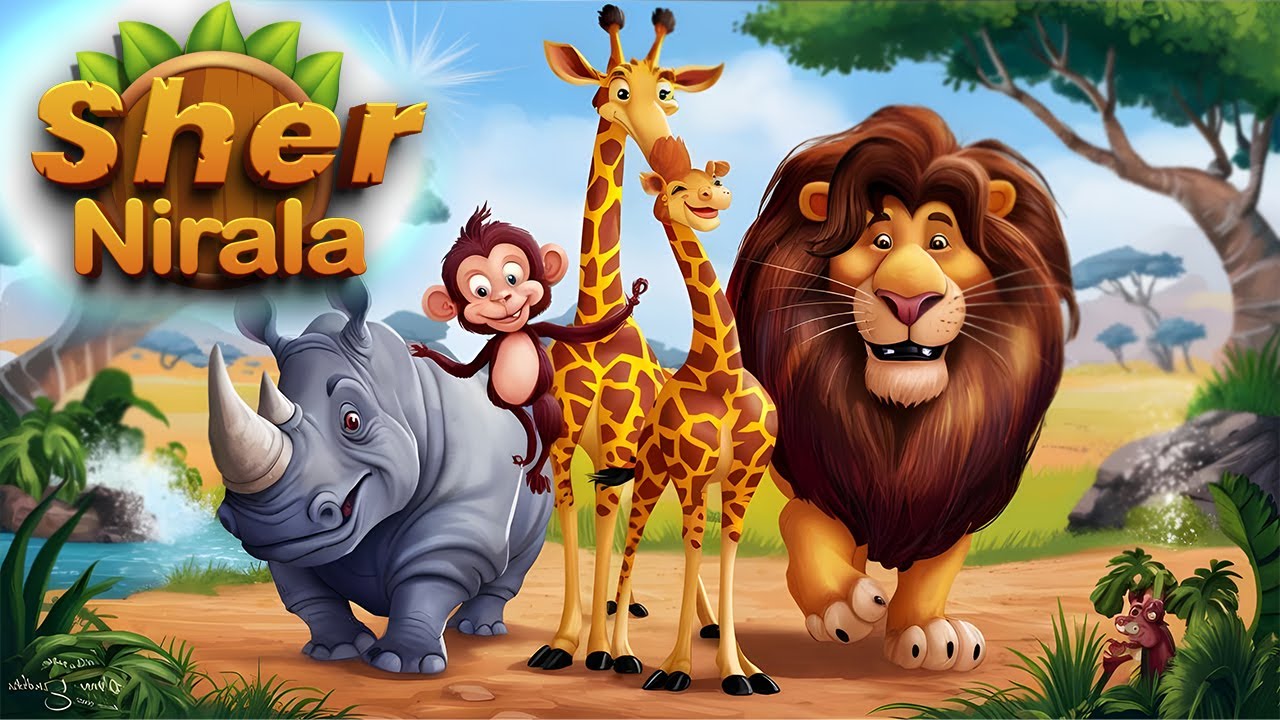 शेर निराला - Sher Nirala (Nirale Janwar - निराले जानवर) Rhyme on ...