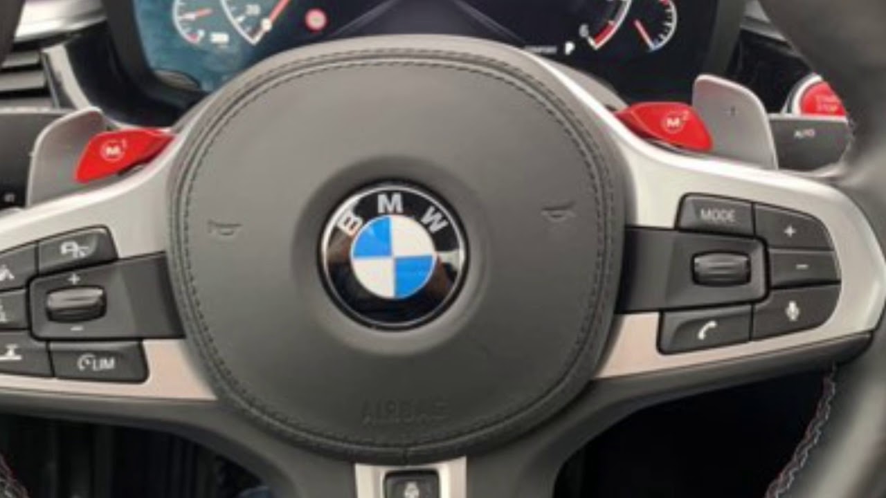 BMW M5 F90 Lenkrad steering wheel in G30 M550d retrofit - YouTube