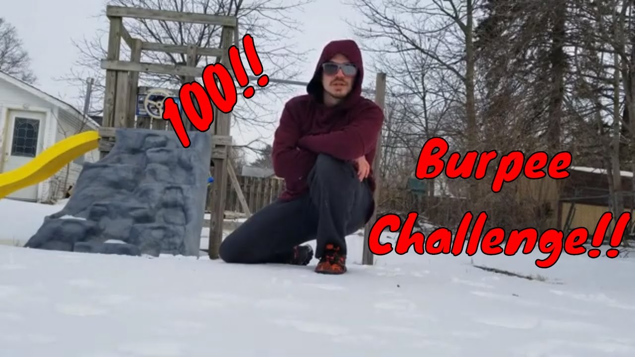 Fitness Challenge! 100 Burpees! Day 14 Intro! - YouTube