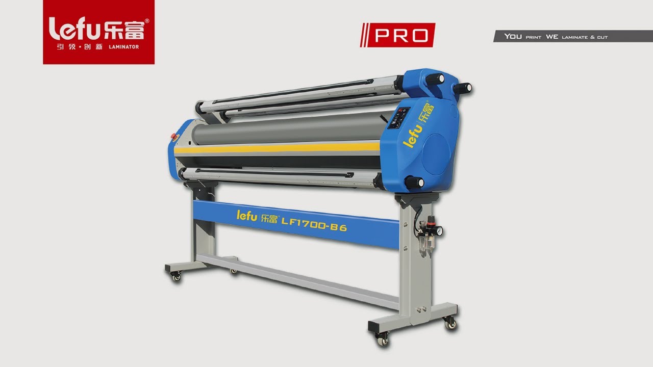 LeFu LF1700-B6 Automatic Laminator Installation Video - YouTube