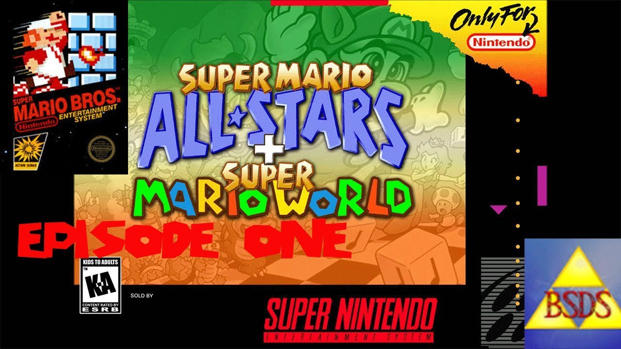 Super Mario All Stars (smb) Episode 1 - Mario Begins! - YouTube