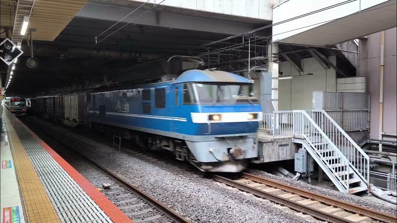EF210-113[新]牽引 1091レ 北千住駅通過シーン 2024/09/29 - YouTube