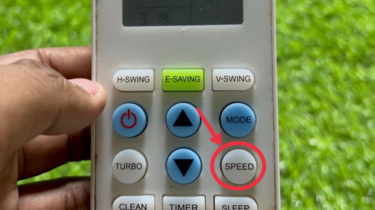 Speed Button in Lloyd Ac Remote | Lloyd Window AC Me Speed Button Ka ...