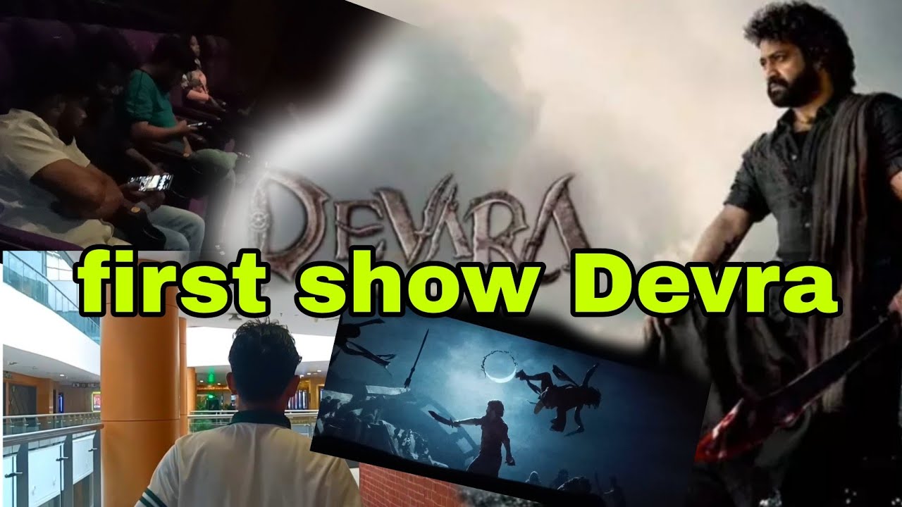 Devra first show movie in PJP 🔥🔥 block baster show - YouTube