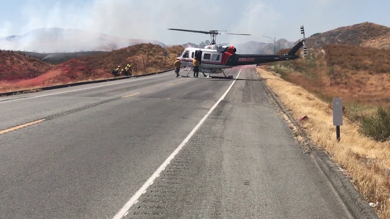 Vegetation Fire: closes Gilman Springs Road - YouTube