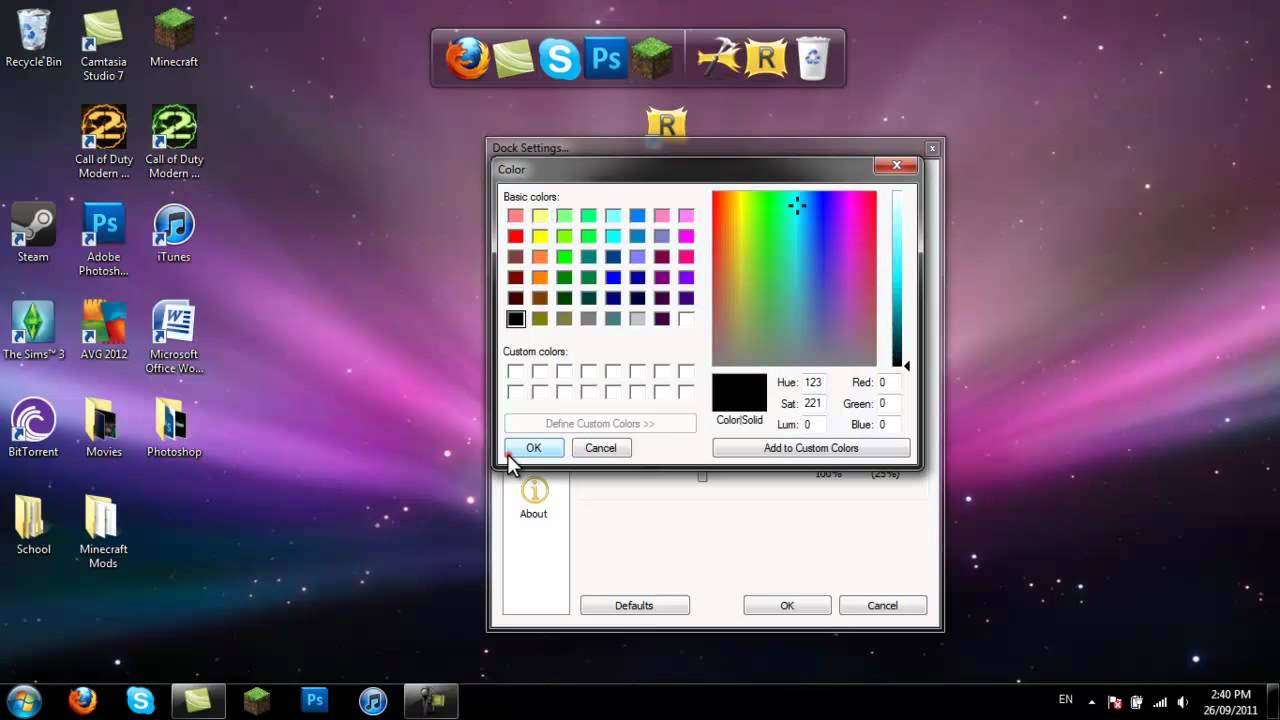 Mac Dock Bar(Rocket Dock) for windows - YouTube