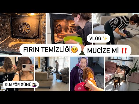FIRIN TEMİZLİĞİ‼️BU MUCİZE Mİ😳KUAFÖR GÜNÜ💇🏻‍♀️ANNEMLE COOKİE😍VLOG