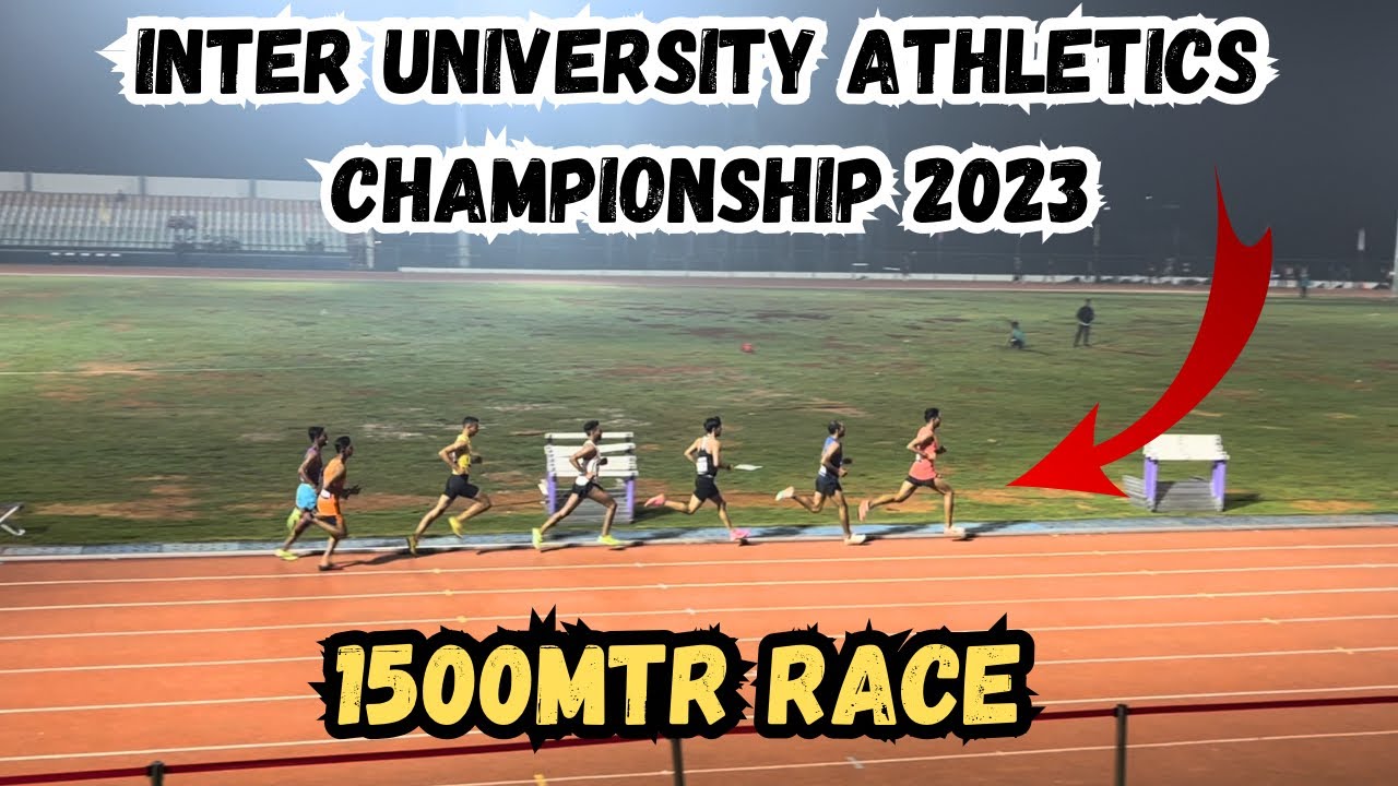 INTER UNIVERSITY ATHLETICS CHAMPIONSHIP 2023 1500mtr university game ...