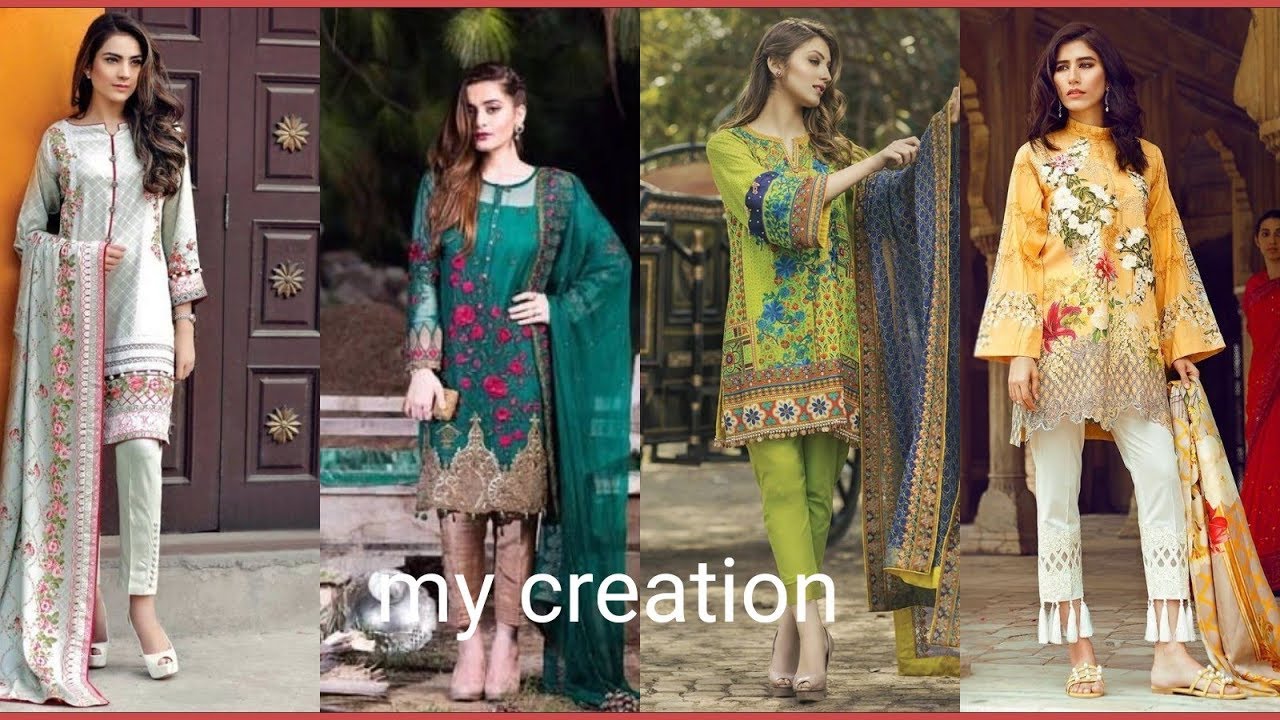 50+ Lawn Summer Collection 2019 LAWN DRESSES - YouTube