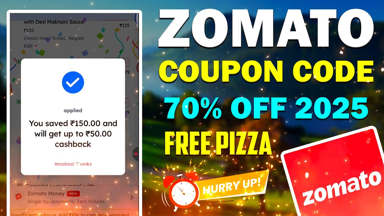 Zomato Coupon Code Today | Zomato Offer Today | Zomato Discount Code ...