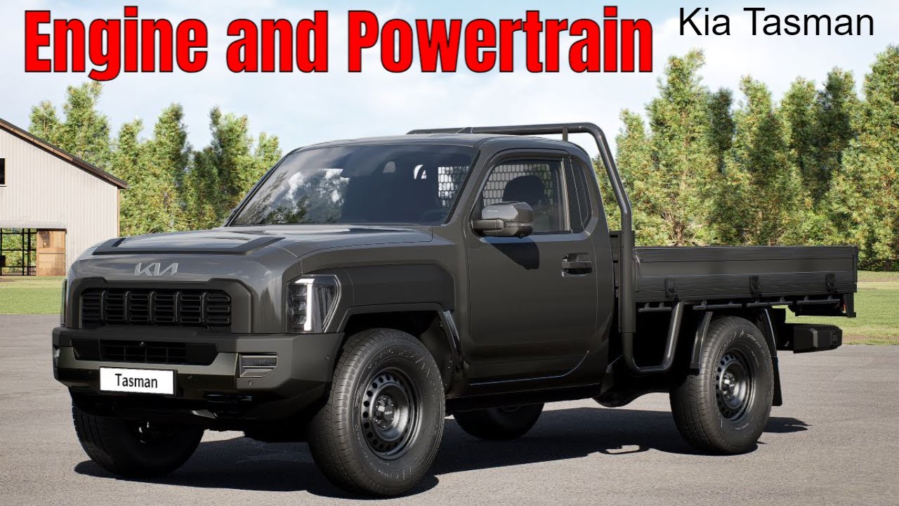 New 2025 Kia Tasman Pickup Truck Engine and Powertrain Explained - YouTube