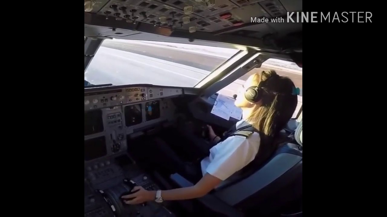 Female Captain Landing the Boeing 747 In london Airport successfuly ...