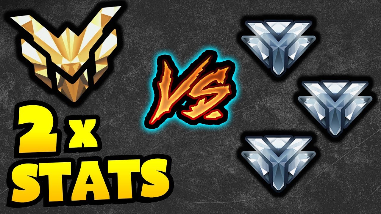 1 Master Player VS 3 Diamonds, But The Master Has 2x Stats! (INSANE ...