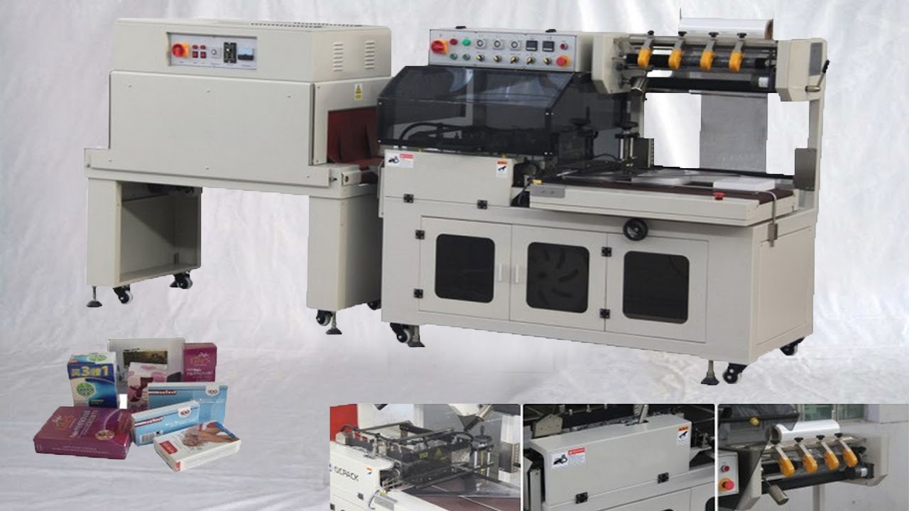 Fully Automatic L type Sealing Shrink M/C Stationary Sealer Packer ...