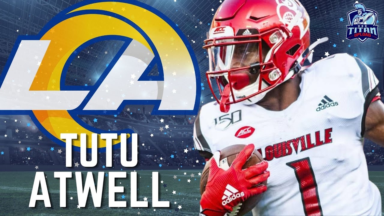 The Los Angeles Rams Select Tutu Atwell WR Louisville Cardinals | 2021 ...