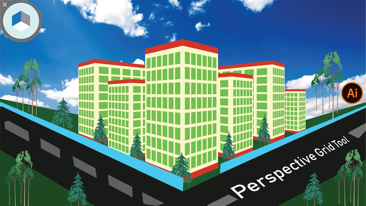 Perspective Grid Tool In Adobe Illustrator CC 2020 Perspective Selective Tools AI By AR Perspective Grid Tool In Adobe Illustrator CC 2020 Perspective Selective Tools AI By AR