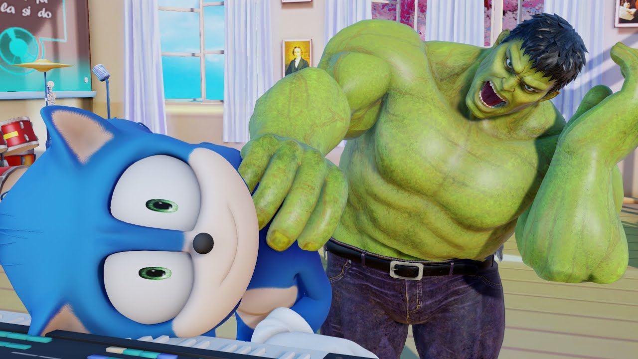 Sonic Vs Hulk Youtube