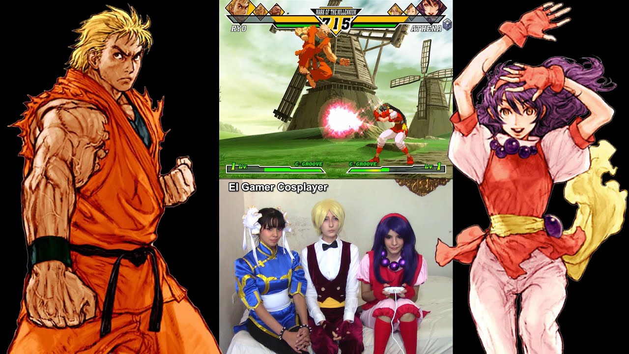 Cosplay Retas - Ryo vs Athena, King y Chun-Li | CVS2 - YouTube