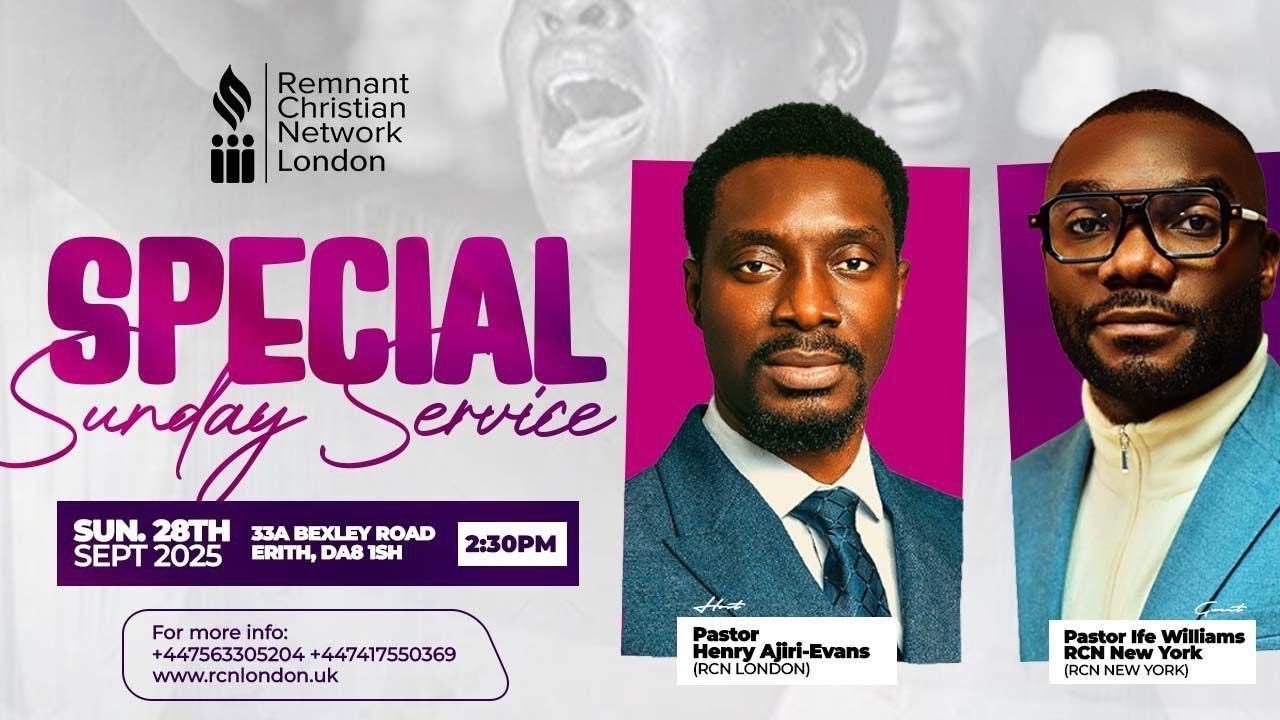 SPECIAL SUNDAY SERVICE || WITH PASTOR IFE WILLIAMS || 28.09.25 - YouTube