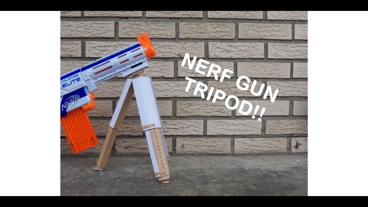 Nerf Gun Cardboard Tripod | Got Cardboard? - YouTube