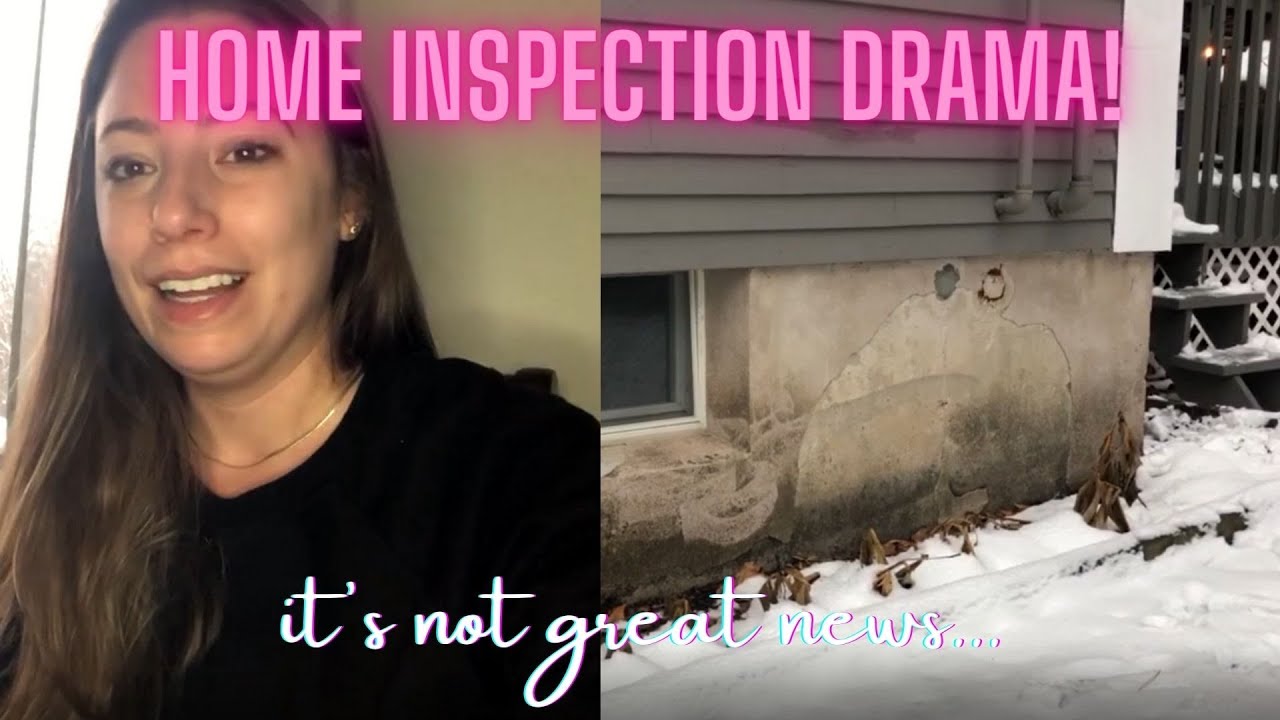 Home inspection drama! First time home buying updates! - YouTube