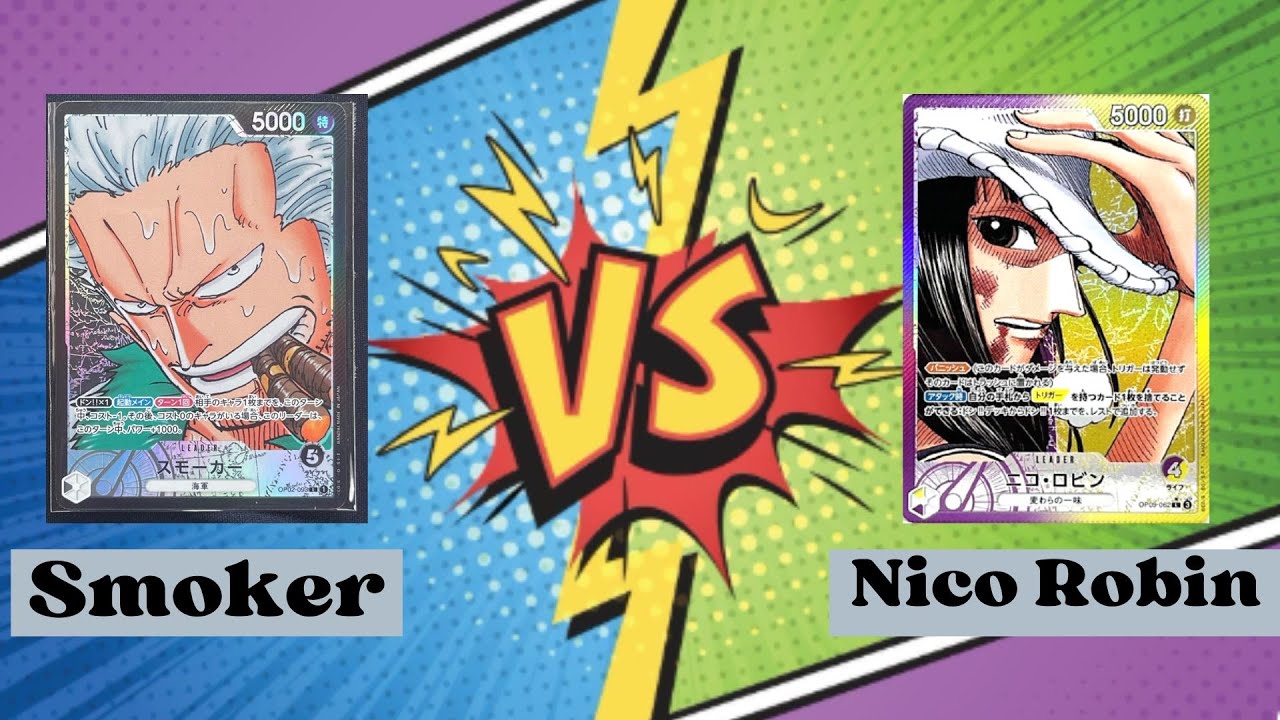 One Piece TCG Smoker vs Nico Robin | OP 09 - YouTube